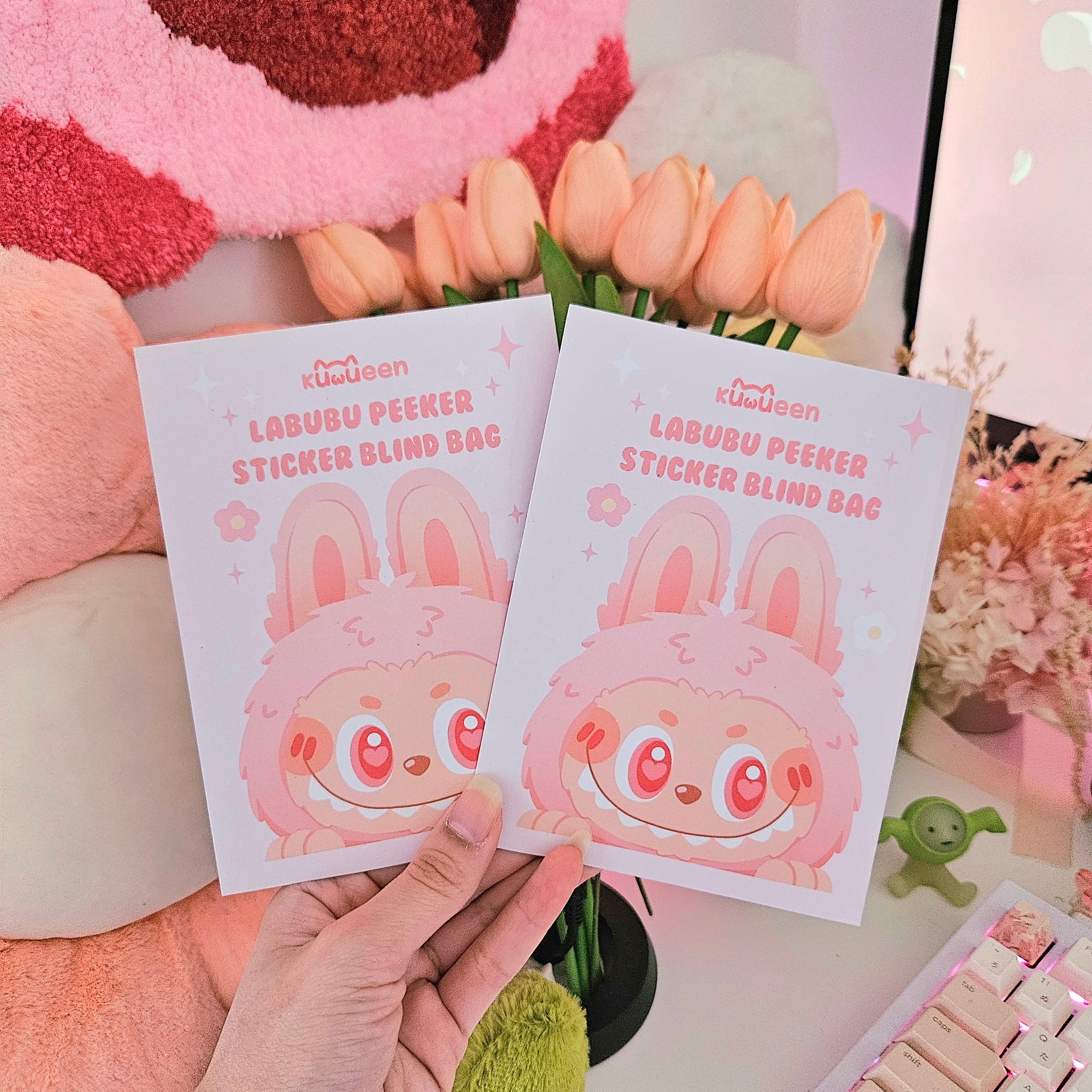 Labubu Peeker Sticker Blind Bags – kuwueen