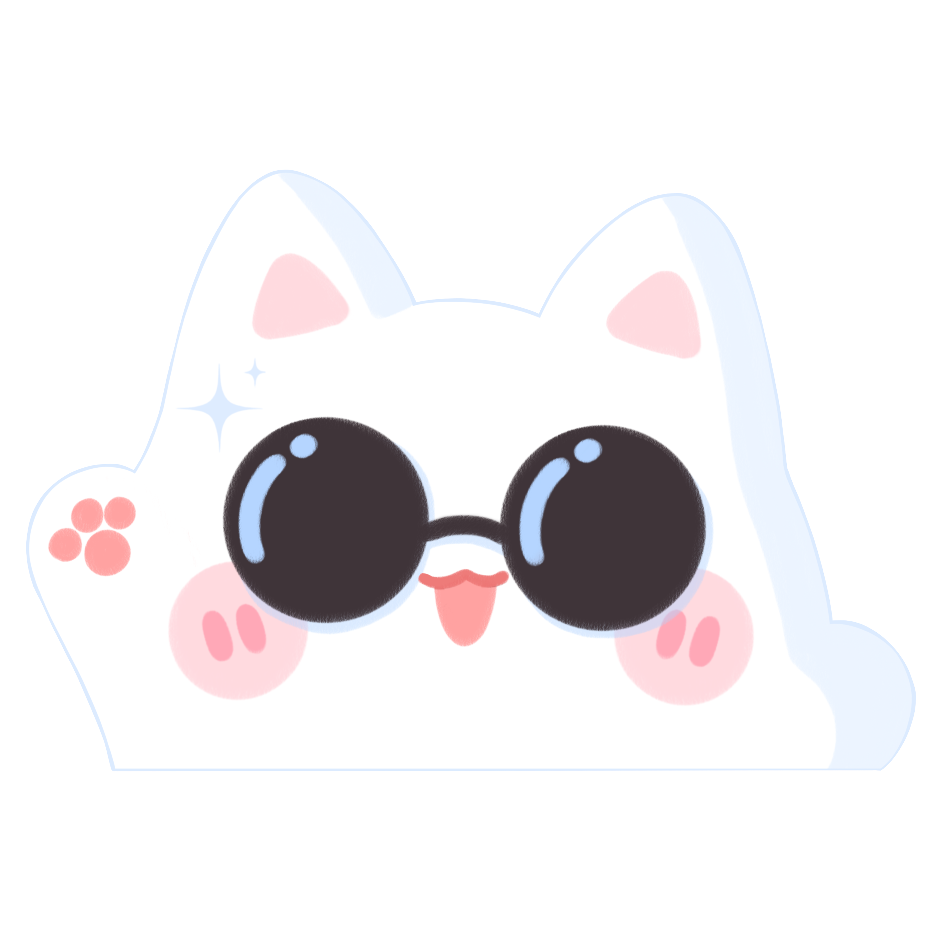 Gojo Cat Peeker – kuwueen